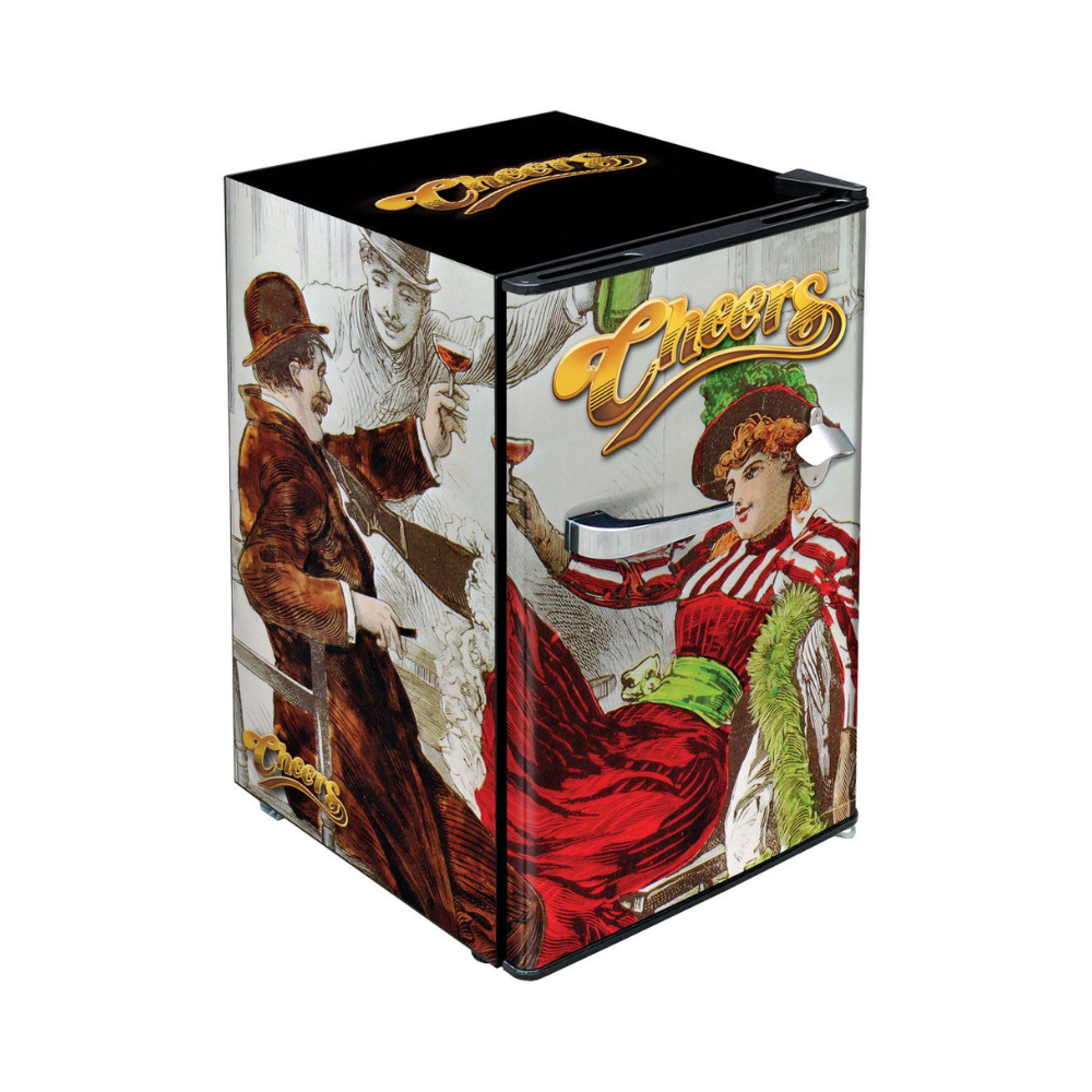 Cheers-Lady Design Retro Mini Bar Fridge 70 Litre Schmick Brand – A Man ...
