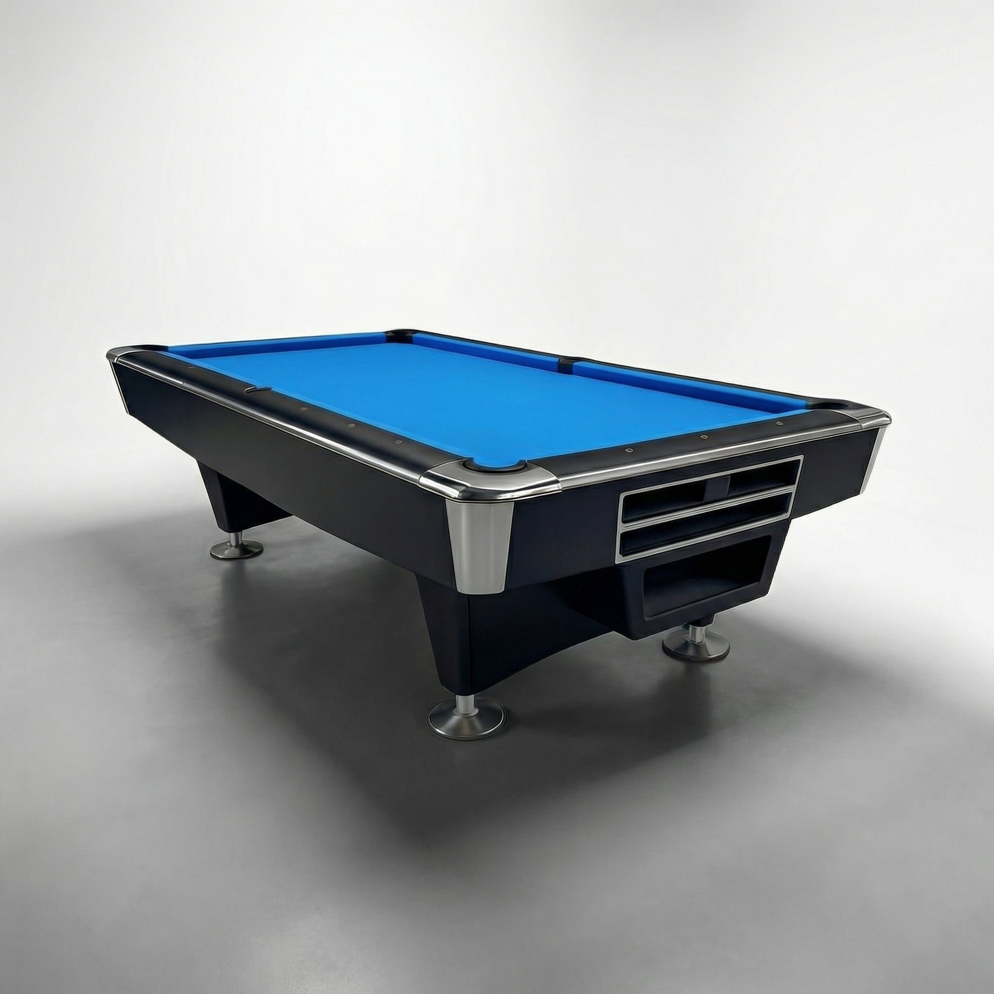8ft Ball Return Pool Table | Slate Bed, Blue Felt, Australia-Wide – A ...