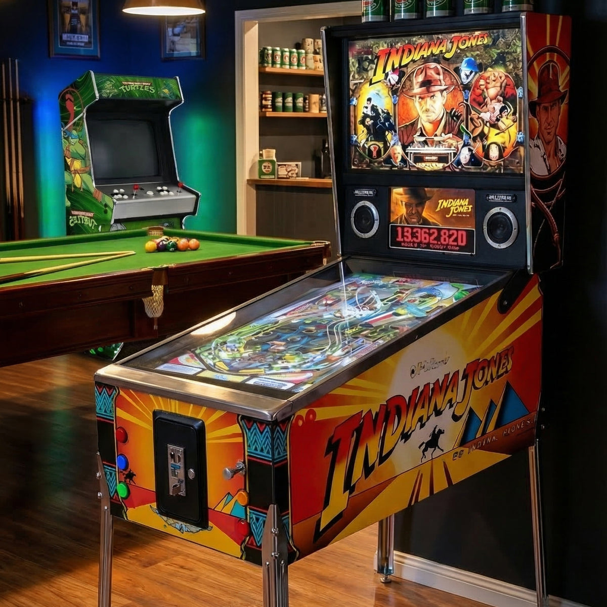 Indiana Jones Virtual Pinball Machine - Includes 1300+ Digital Pinball ...