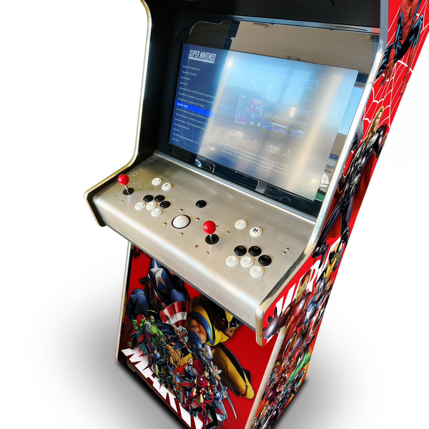 Buy a Marvel Upright Arcade Machine Platinum | With 6500 Arcade Games ...