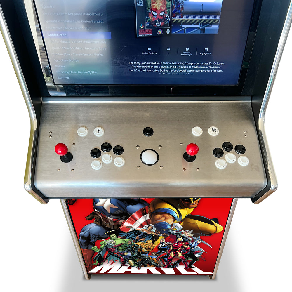 Buy a Marvel Upright Arcade Machine Platinum | With 6500 Arcade Games ...