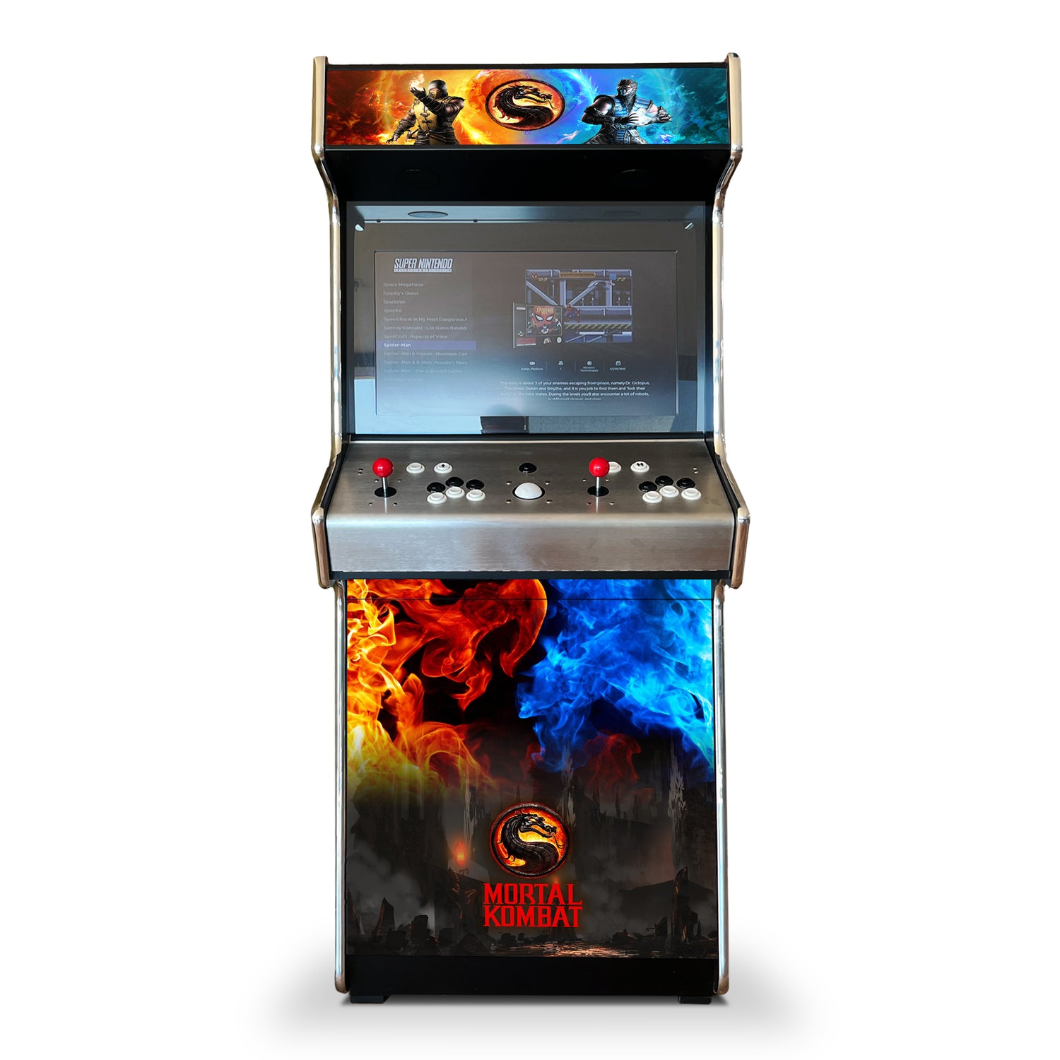 Mortal Kombat Upright Arcade Machine Platinum - Includes Upto 6500 ...