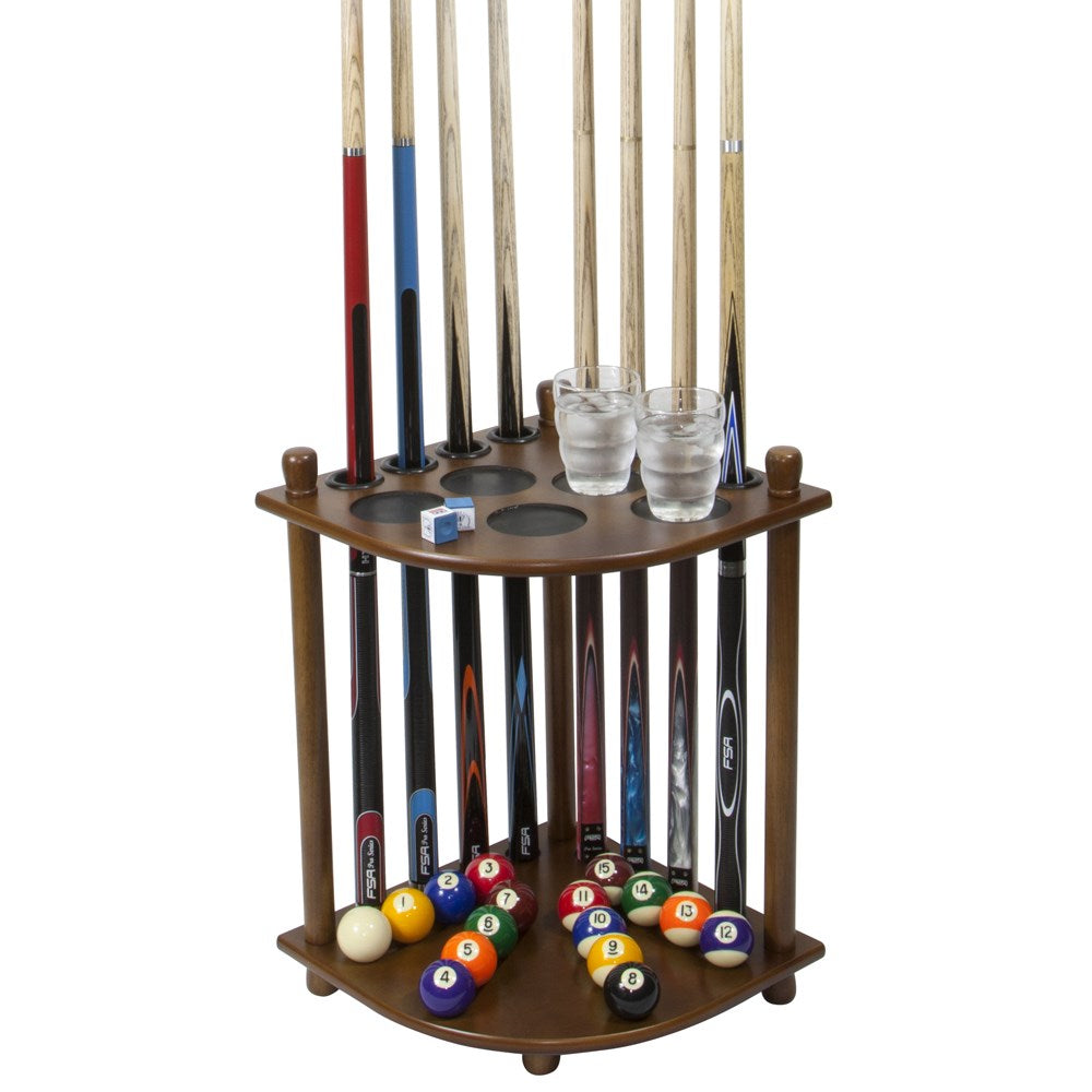 Premium Corner Cue Stand - 8 Cues – A Man & His Cave
