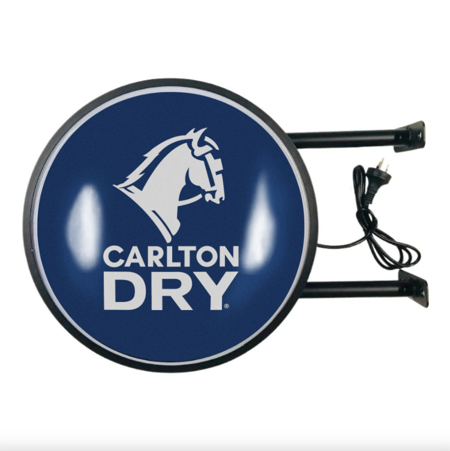 Carlton Dry Beer Bar Lighting Wall Sign Light LED – A Man & His Cave