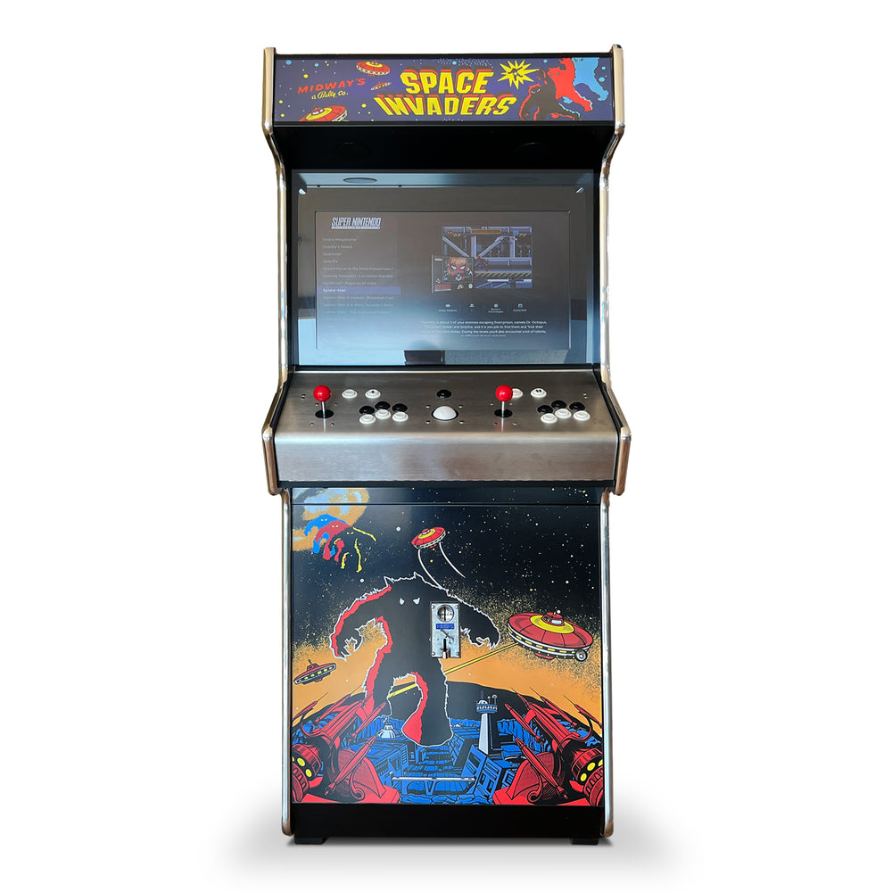 Buy a Space Invaders Upright Arcade Machine Platinum with 6500 Games ...