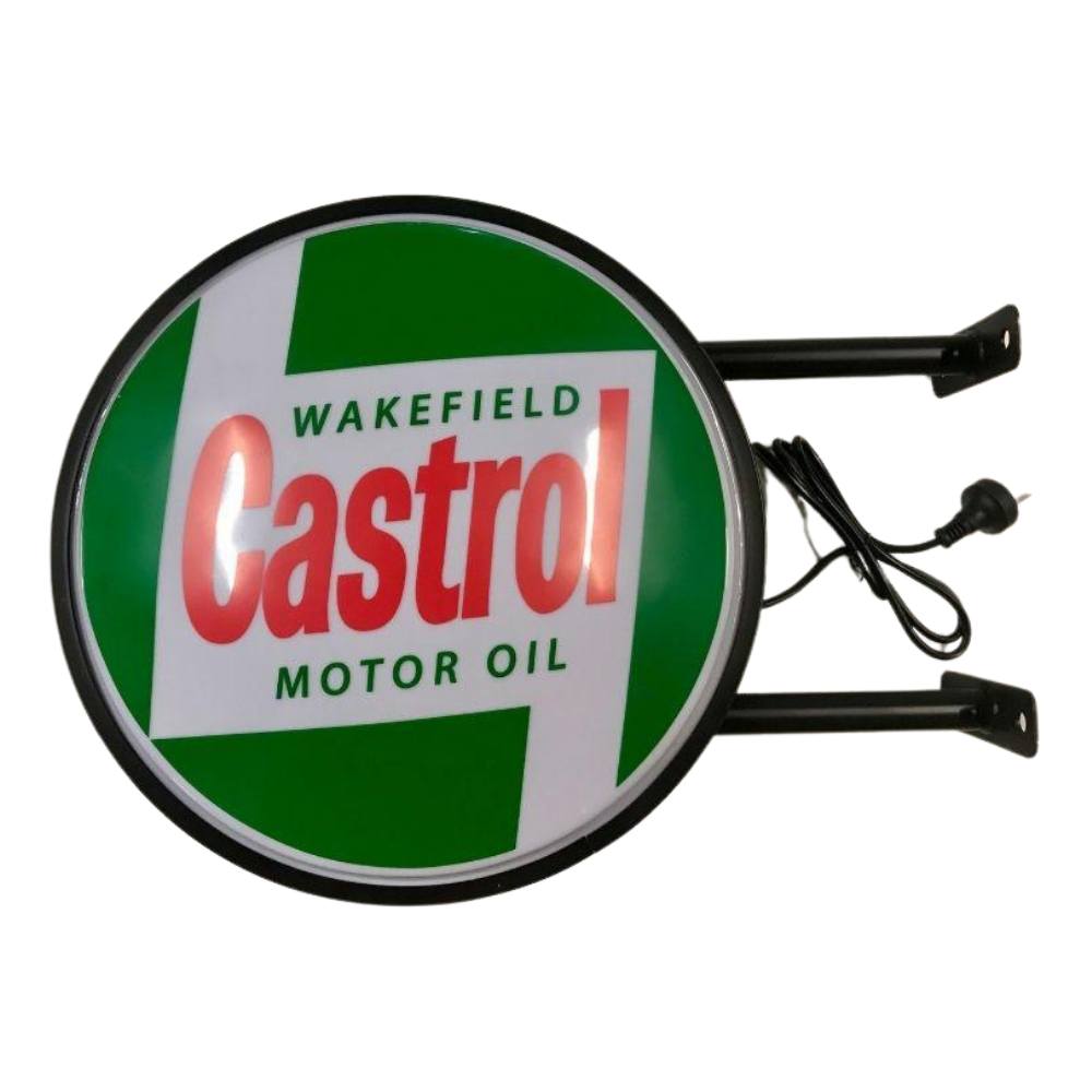 CASTROL MOTOR OIL Bar Lighting Wall Sign Light LED – A Man & His Cave