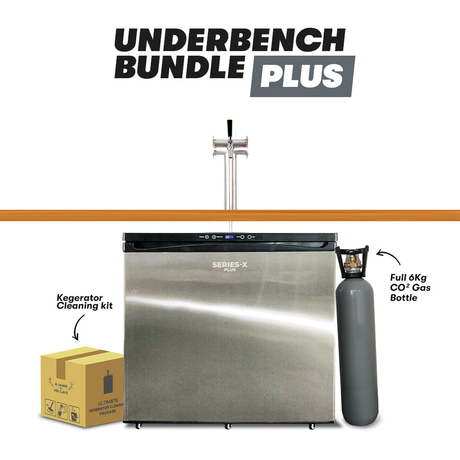 Series-X Plus Bundle | Under-bench Kegerator – A Man & His Cave